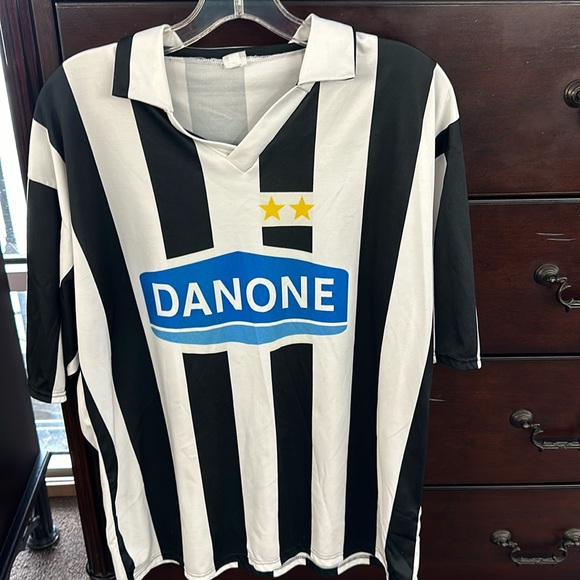 Shirts | Vintage Italian Soccer Jersey Danone | Poshmark